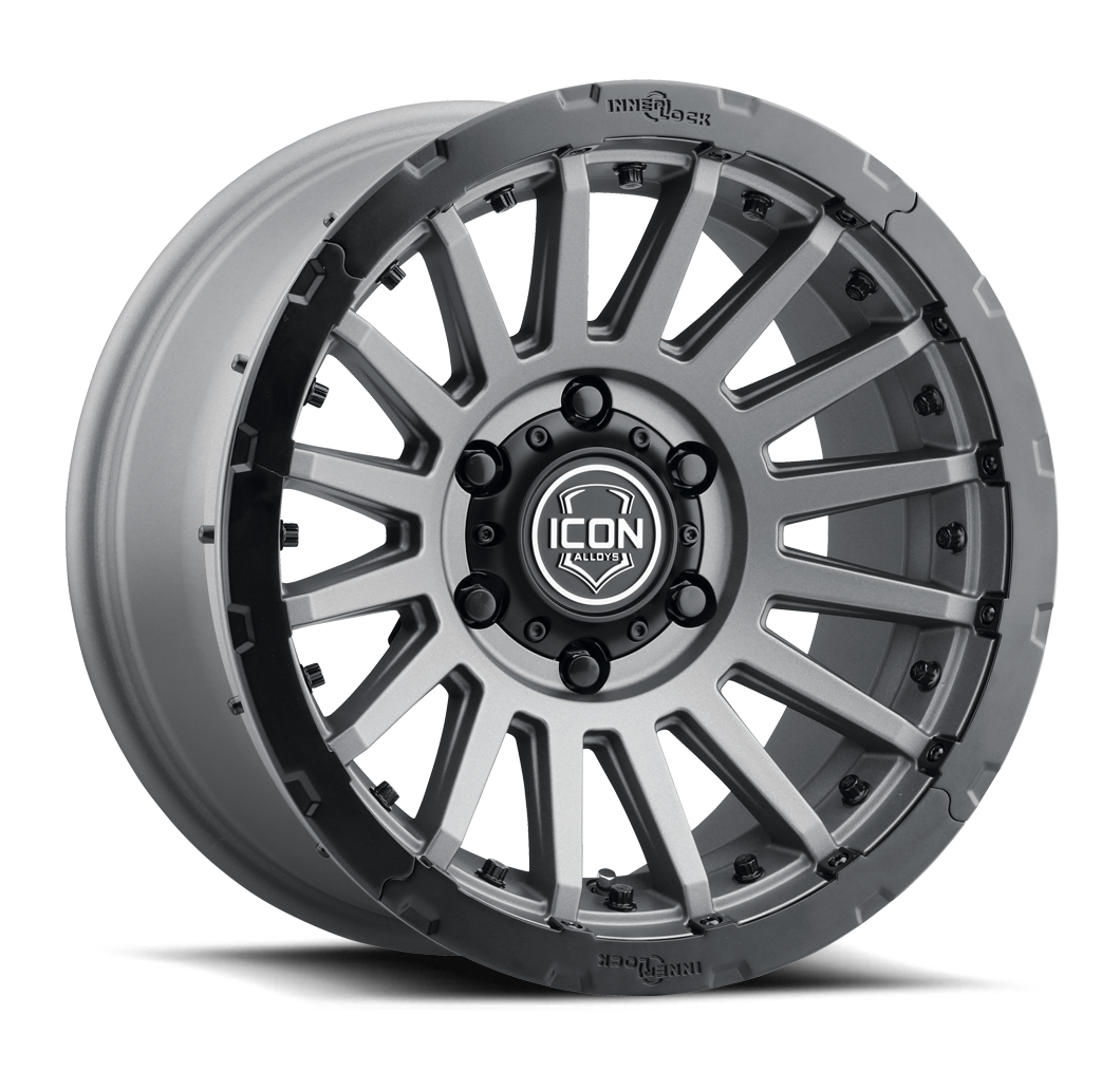 ICON RECON PRO 17X8.5 5X127 ET-6 BOCIN 71.5 CHARCOAL ICON17038 – llantarcol